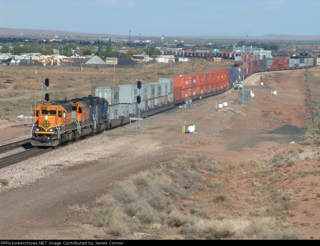 BNSF Westbound Double Stack